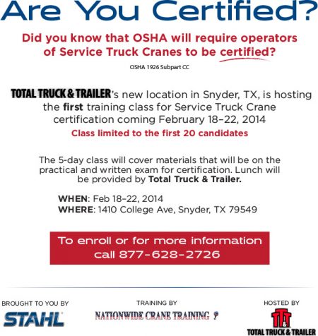 Service Truck Class Texas